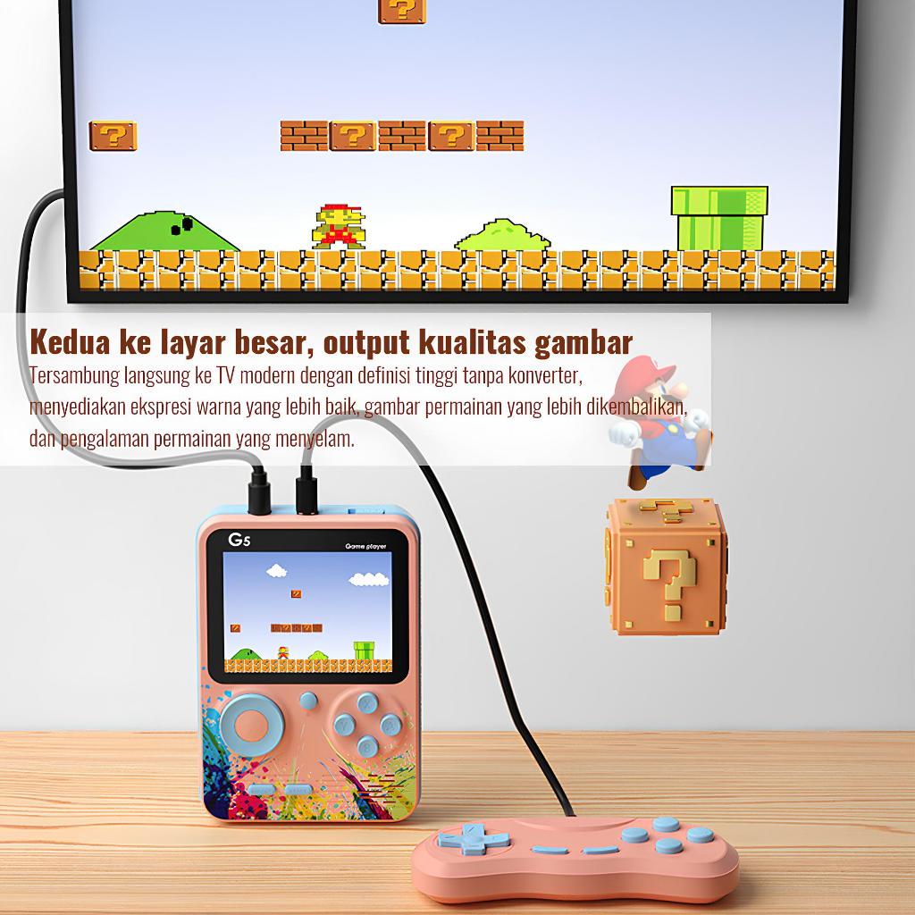 Jual UPLU Game Bot Jadul Retro Mini Portable Gameboy 500 in 1 Games ...