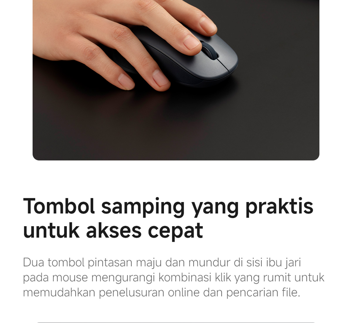Jual Xiaomi Dual mode Wireless Mouse 2 | Precise 1200 DPI Sensor | 2 ...
