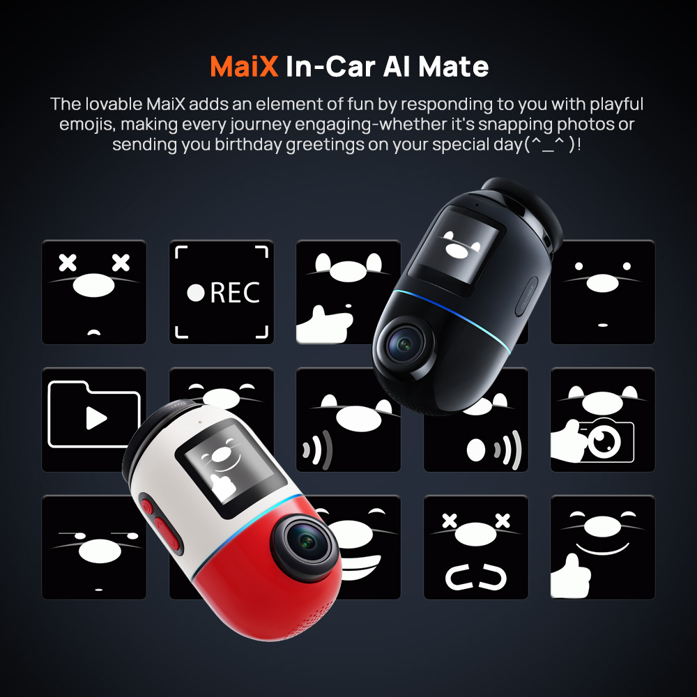 Jual 70mai Dash Cam X800 4K Omni Set (Front +Rear Camera) 4G Live ...