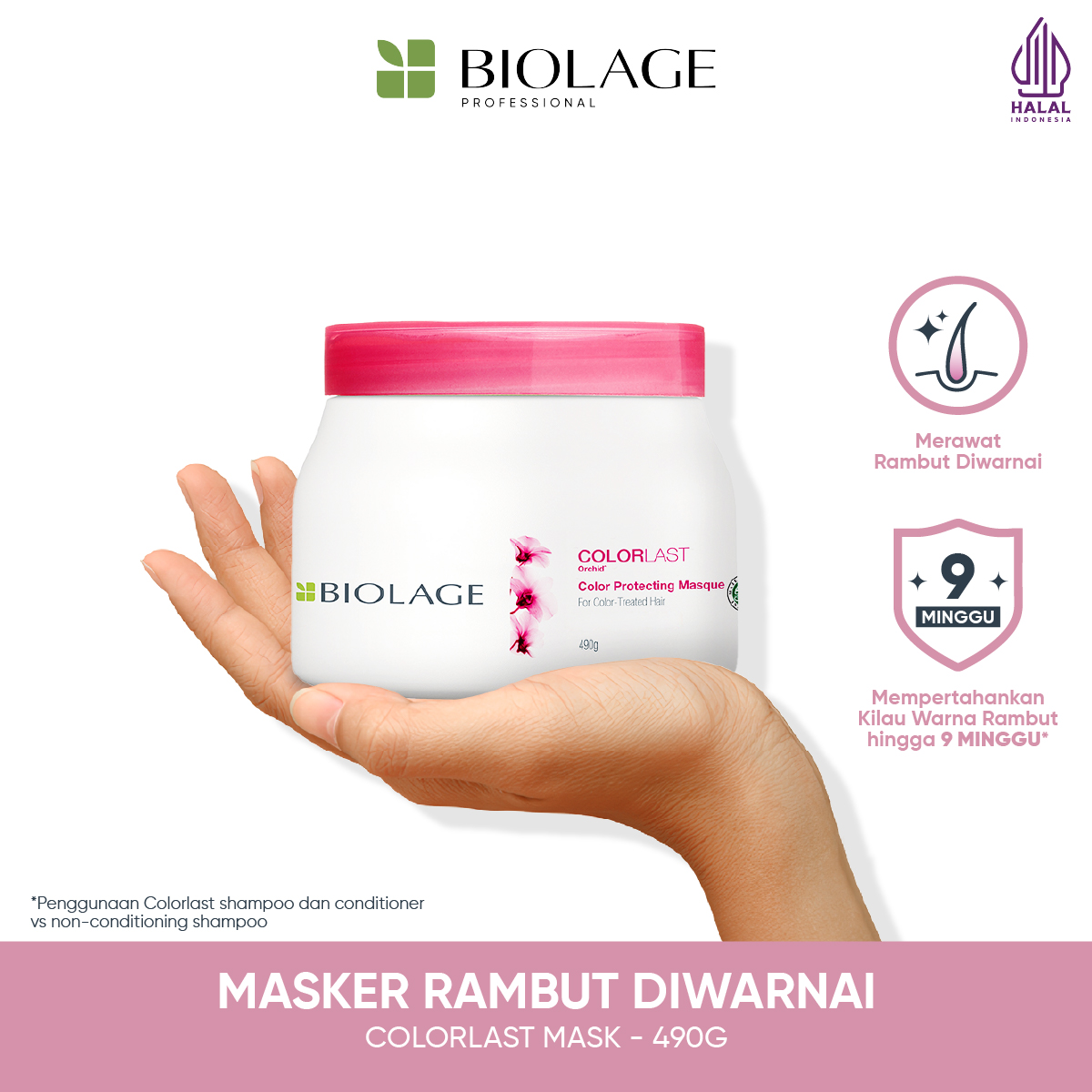 Jual Biolage Indonesia Colorlast Mask 500 ml - Masker Professional ...