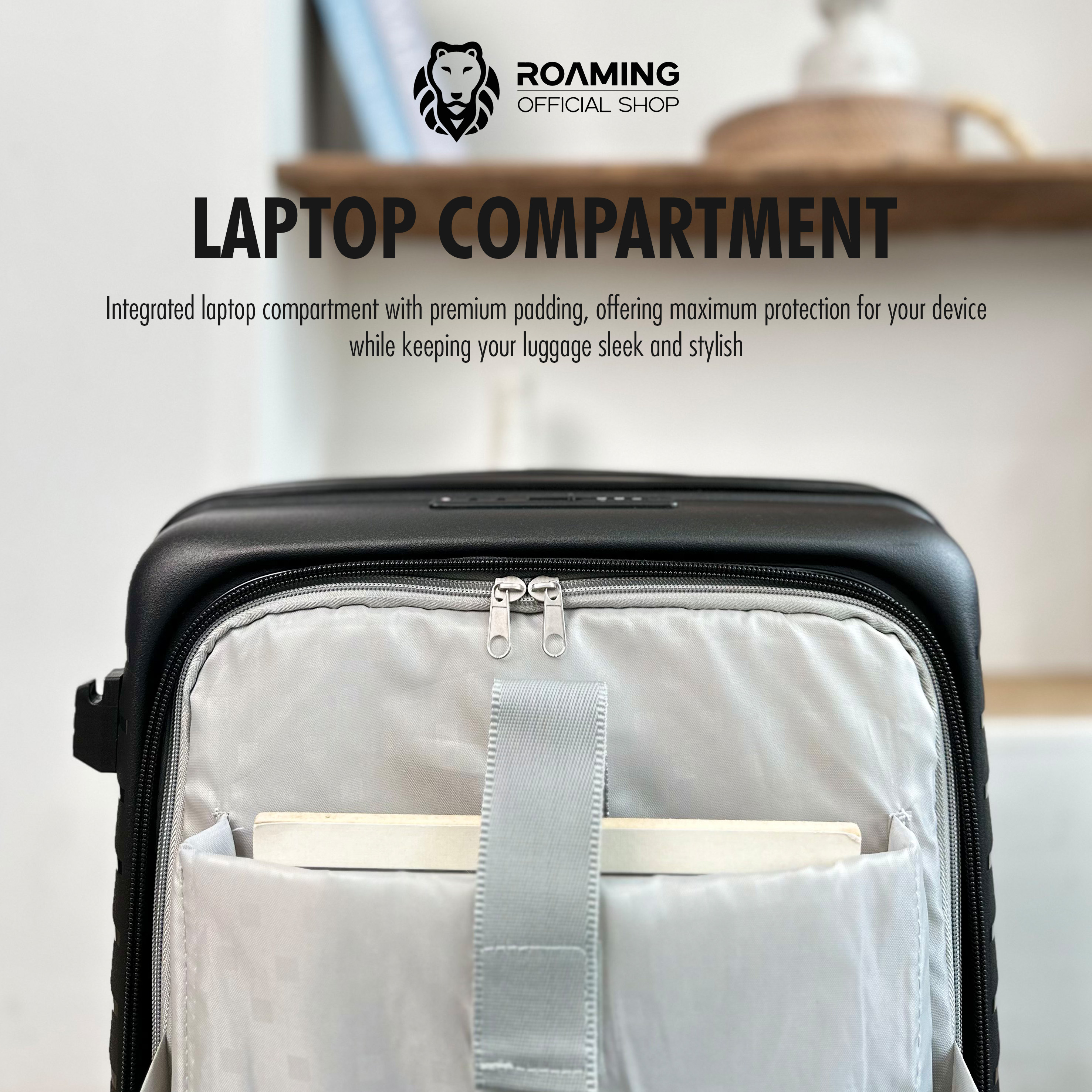 Jual [NEW ARRIVAL] Roaming Koper Laptop Kabin & Bagasi Front Load Size ...