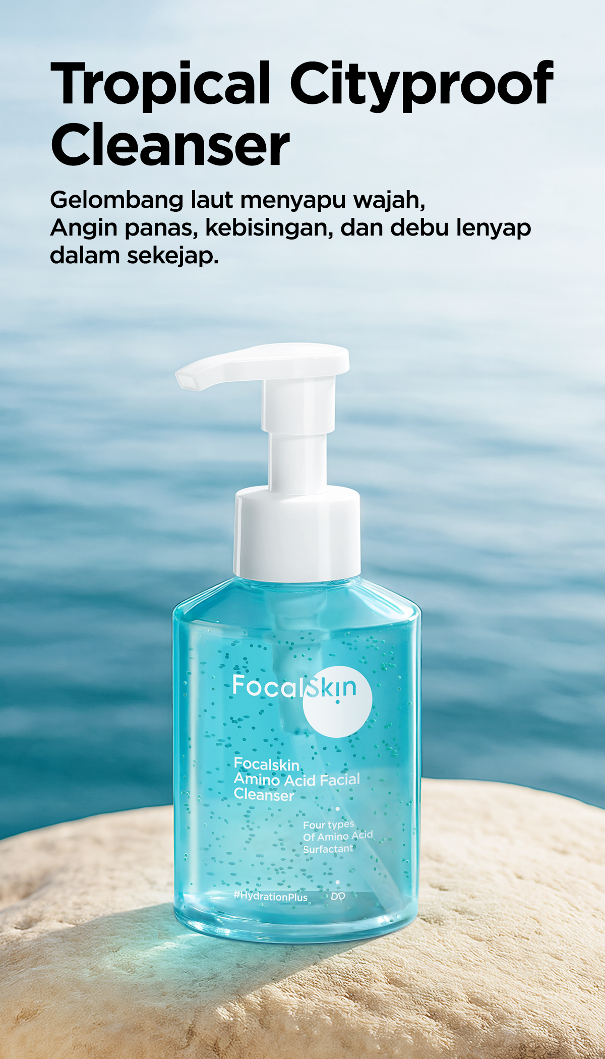 Jual FOCALSKIN Amino Acid Facial Cleanser 115g Pembersih Wajah ...