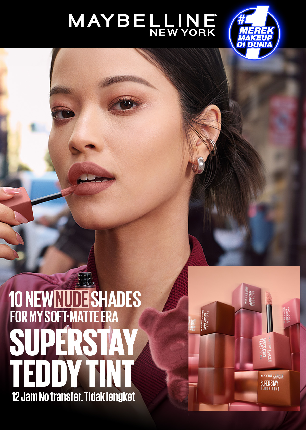 Jual MAYBELLINE OFFICIAL Superstay Teddy Tint 5 mL - Teddy Soft Matte ...