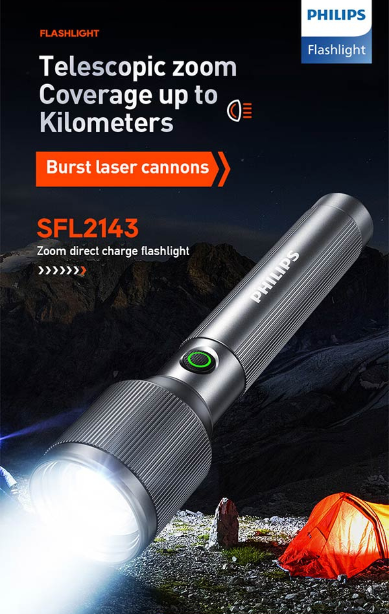 Jual [READY STOCK] Philips - Senter Rechargeable & Adjustable Focus ...