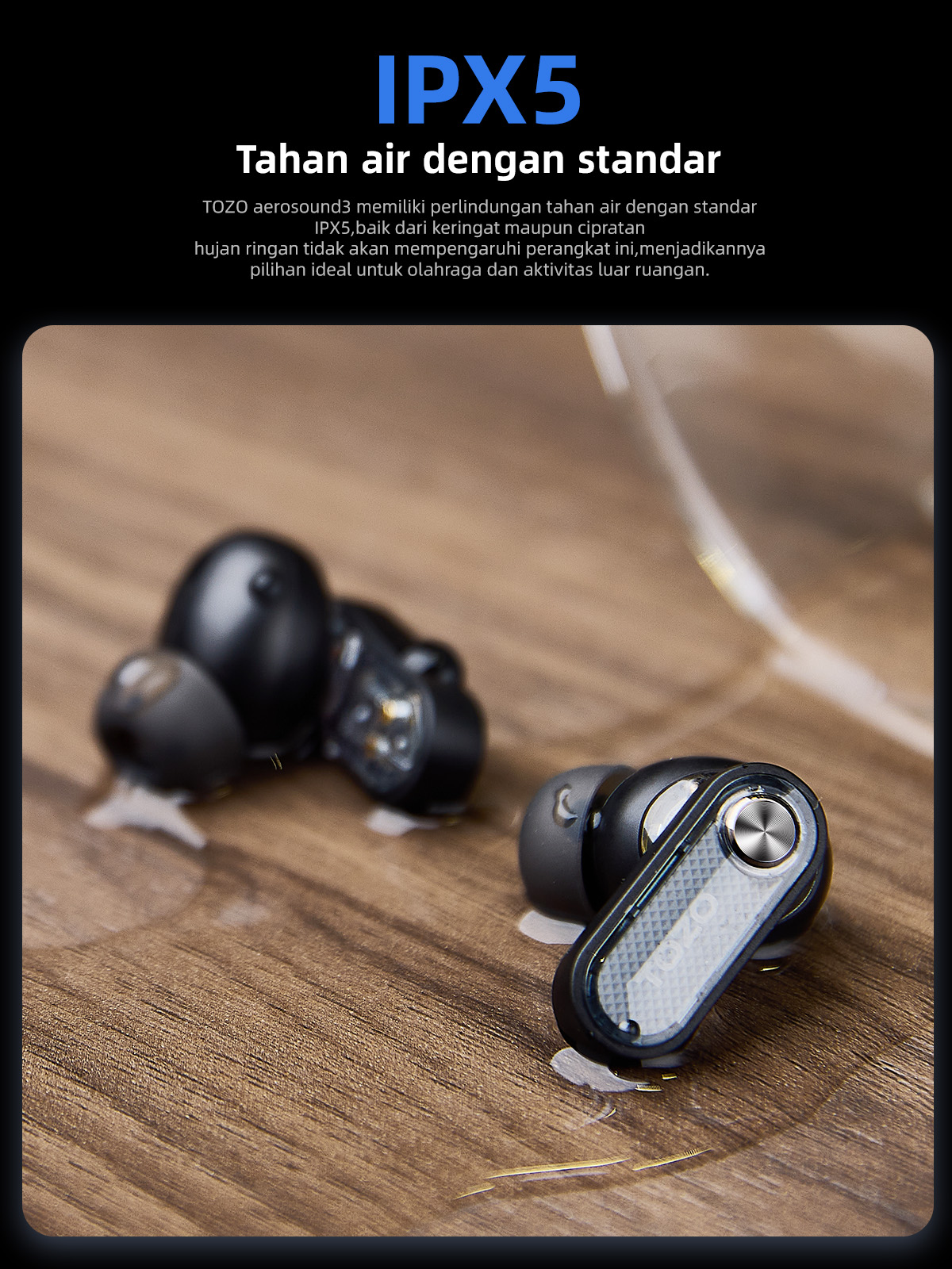 Jual (New Arrival) Tozo Aerosound3 Macaron Smart 6 Mics Hybrid ANC And 4 Mics ENC + AI Clear ...