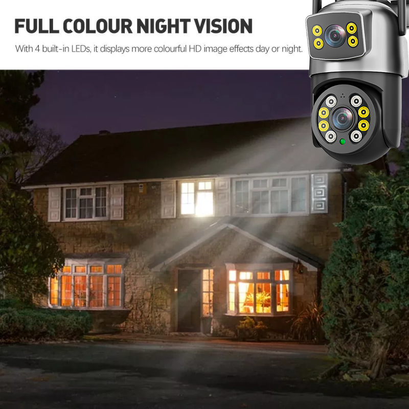 Jual V380 Pro Outdoor Dual Lens CCTV HD 8MP Wifi Jarak Jauh Two Way ...