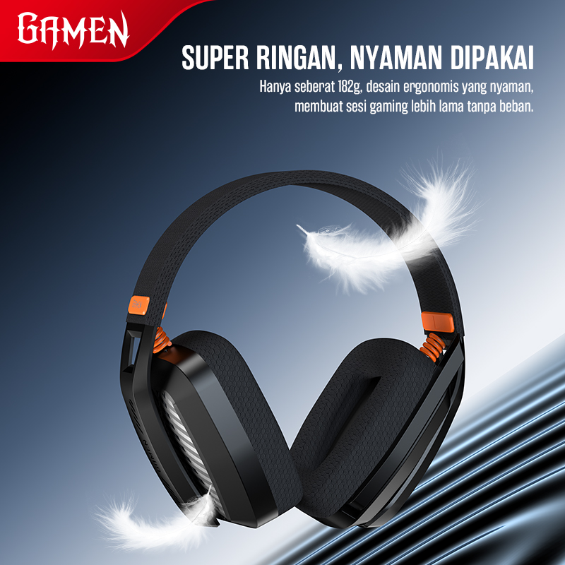 Jual GAMEN Headset Bluetooth 5.3 Gaming Wireless 3 Mode Koneksi Low ...