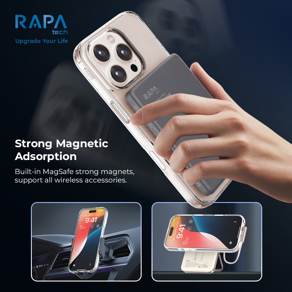 Jual RAPAtech Hybrid MagSafe Clear Case iPhone 17 / 16 / 15 / 13 / 16 PM / 15 PM / 16 Pro / 15 ...