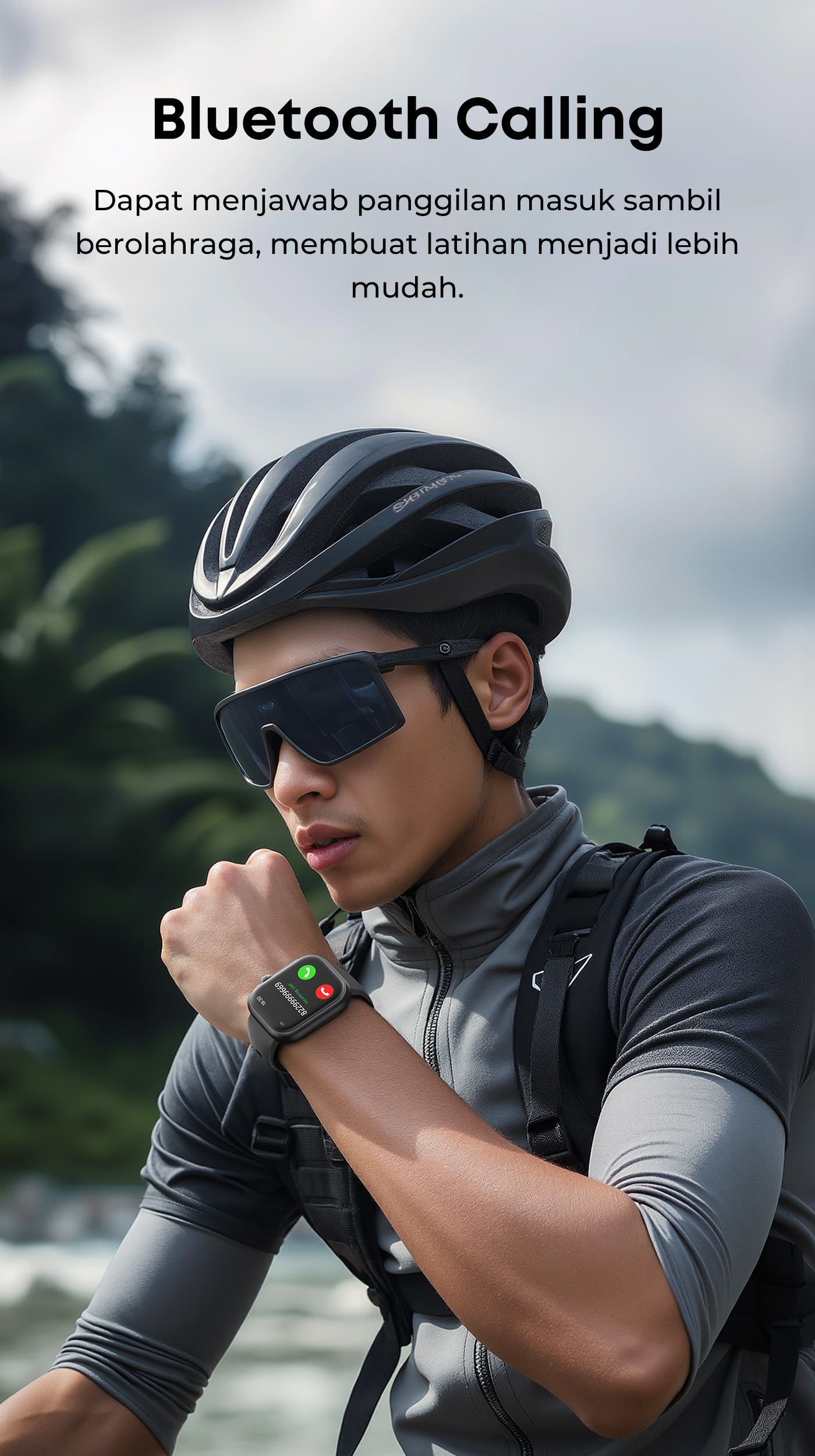 Jual OLIKE GPS Smartwatch FG01 1.85" Screen Long Live Battery Up To 30 ...