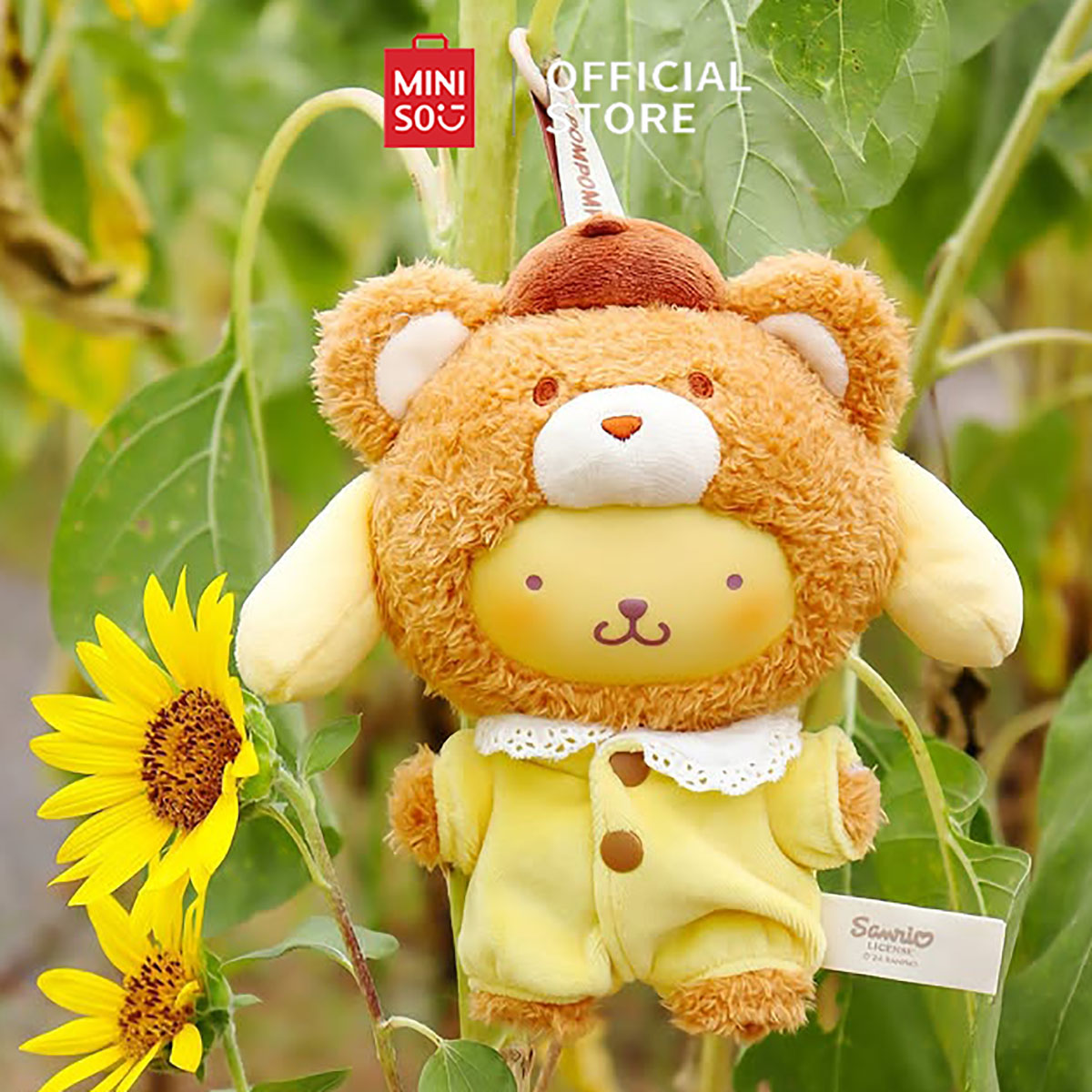 Jual Miniso X Sanrio Karakter Latte Baby Gantungan Tas Vinyl Face Plush ...