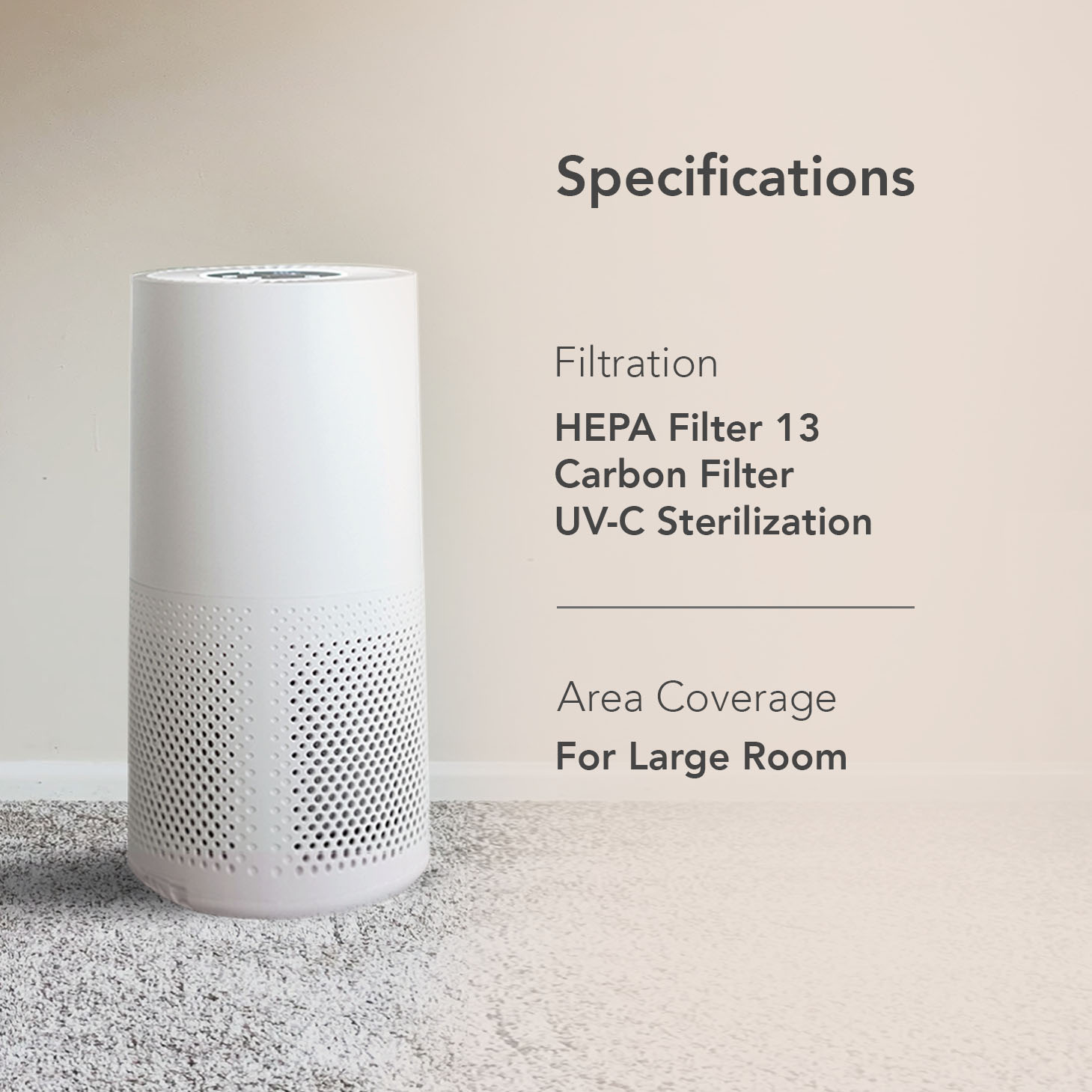 Jual DREW Air Purifier - PURE 5 - Pembersih Udara Dengan Hepa Filter ...