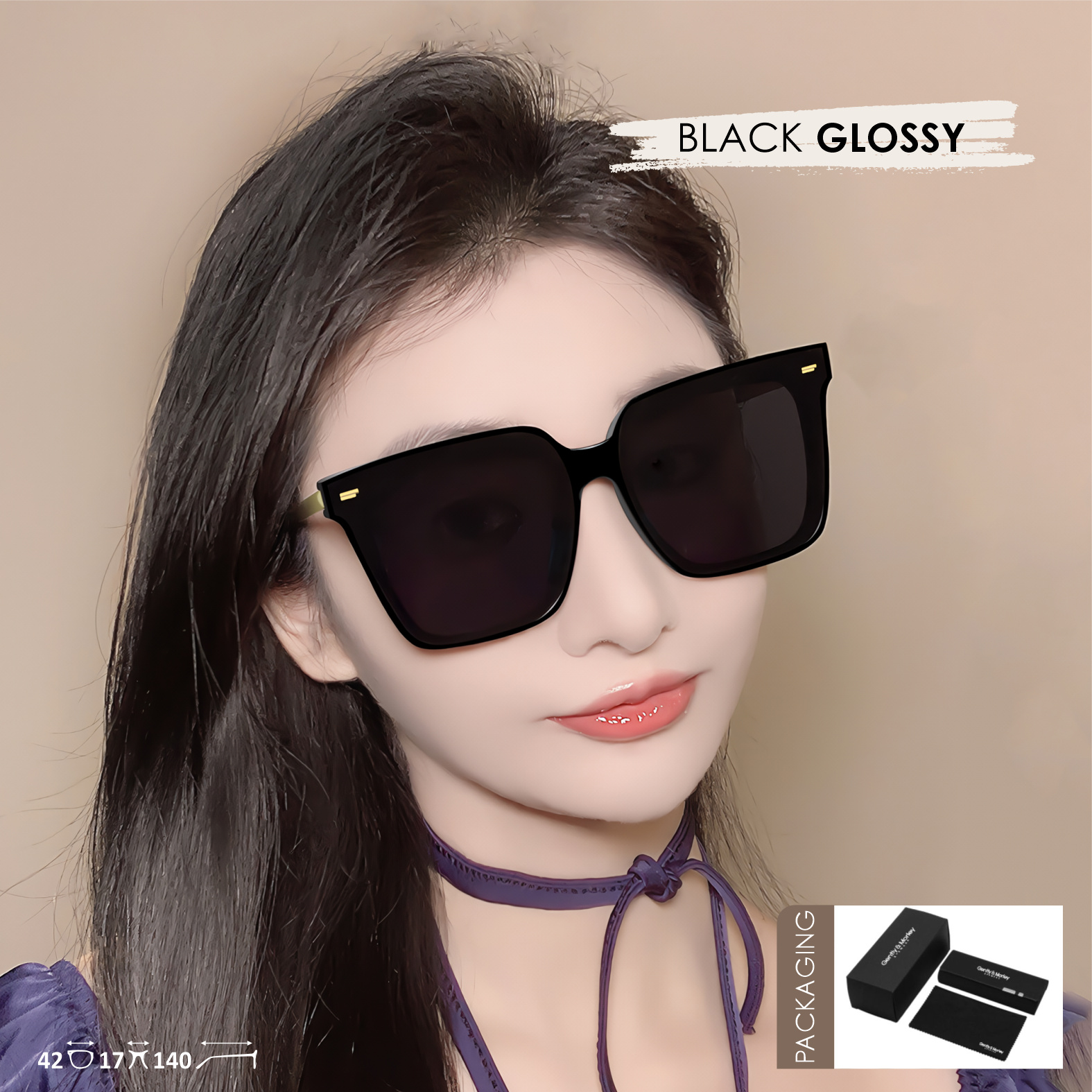 Jual Gently Morley Kacamata Hitam Anti Silau Model GM Sunglasses Fashion Pria Wanita Bentuk ...