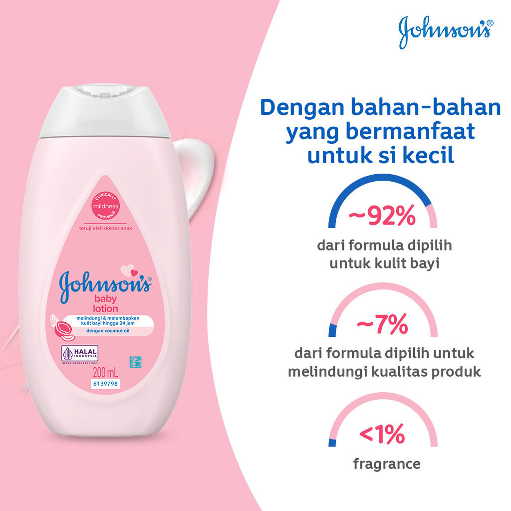 Jual Johnson Baby Lotion 200ml/Losion Bayi | Shopee Indonesia