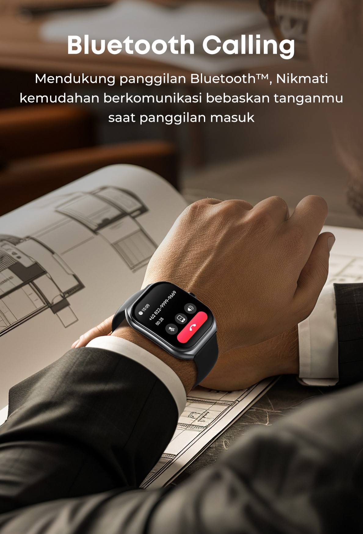 Jual Olike Smart Watch Lumi R1 Watch 2 Pro Ultra Wide HD 22mm IP68 Jam ...