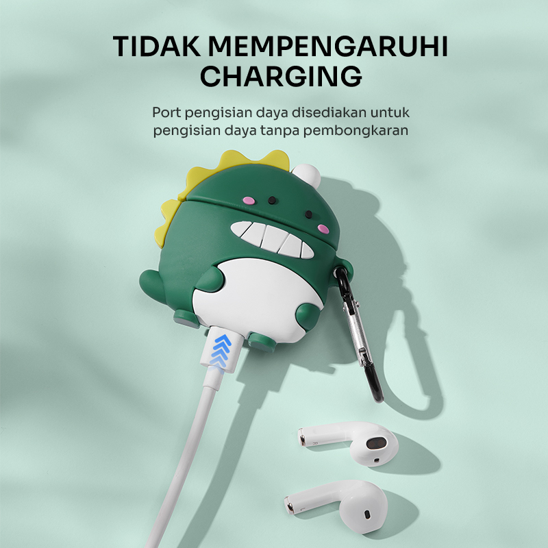 Jual [FOR LIVE] FREE CASING ROBOT TWS Wireless Earphone Airbuds T50S ...