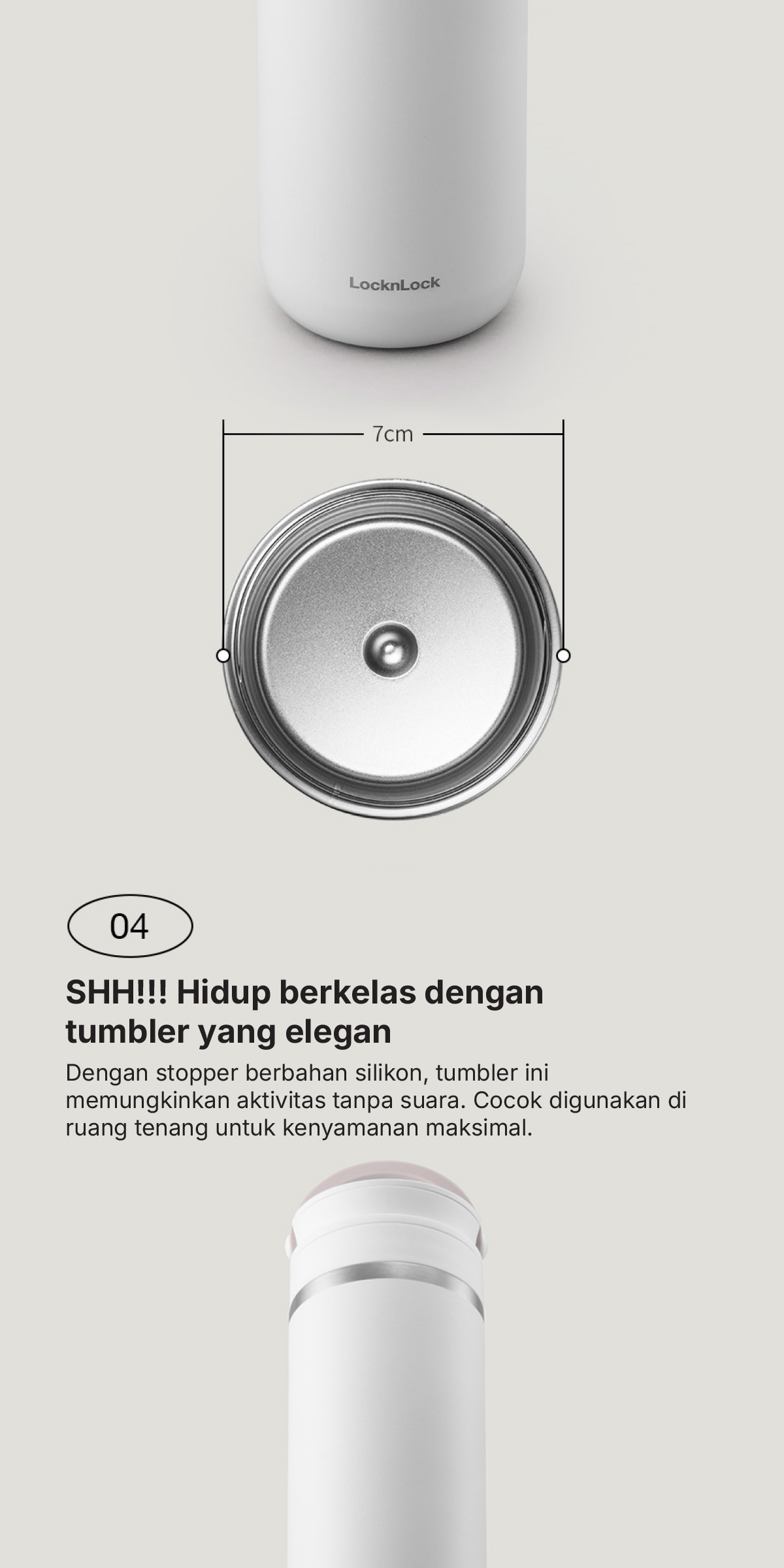 Jual LocknLock Metro Two-way Tumbler 475ml - LHC4274 | Shopee Indonesia