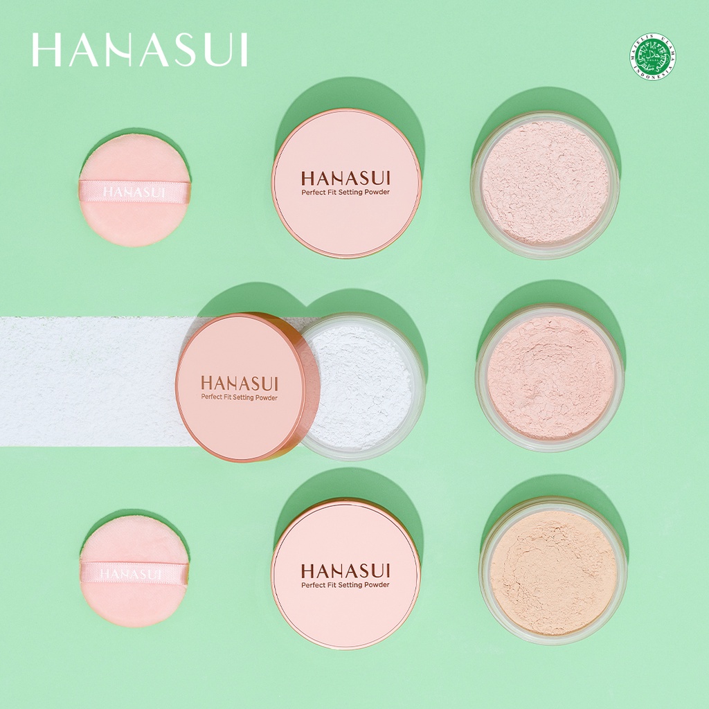 Jual Hanasui Perfect Fit Setting Powder 12g/Bedak Tabur | Shopee Indonesia
