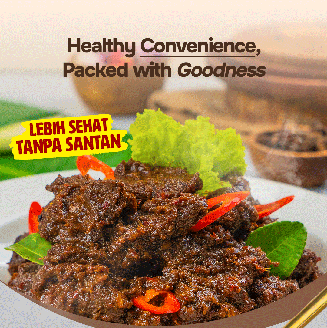 Jual Gracious Signature Beef Rendang (Makanan Instant Sehat Siap Saji ...