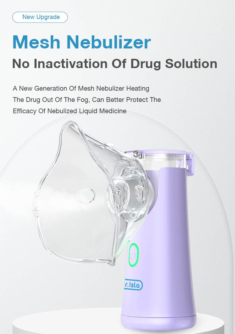 Jual DR.ISLA Nebulizer Portable Mesh Alat Uap Bantu Pernafasan Asma Inhalasi/Alat Nebulizer Anak ...