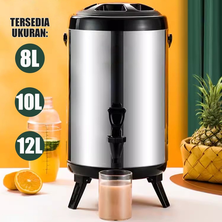 Jual Termos Air Milk Tea Bucket Water 8 10 12 Liter /Dispenser Minuman ...