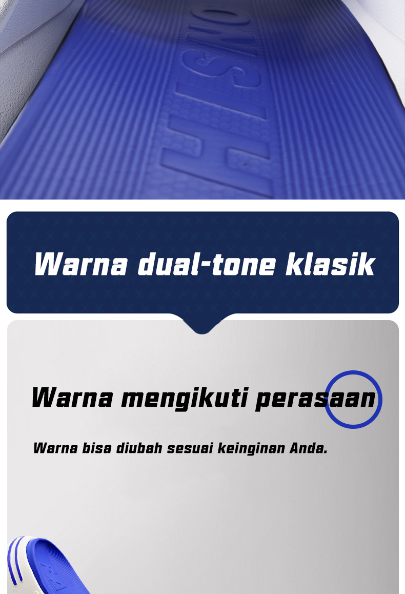 Jual Sandal pria terbaru 2026 gaya Korea nyaman karet tahan aus anti ...