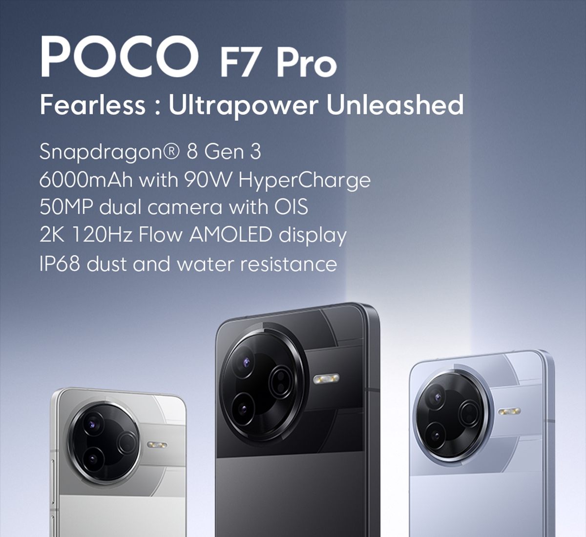 Jual POCO F7 Pro (12GB/512GB) | Snapdragon® 8 Gen 3 | Massive 6000mAh ...