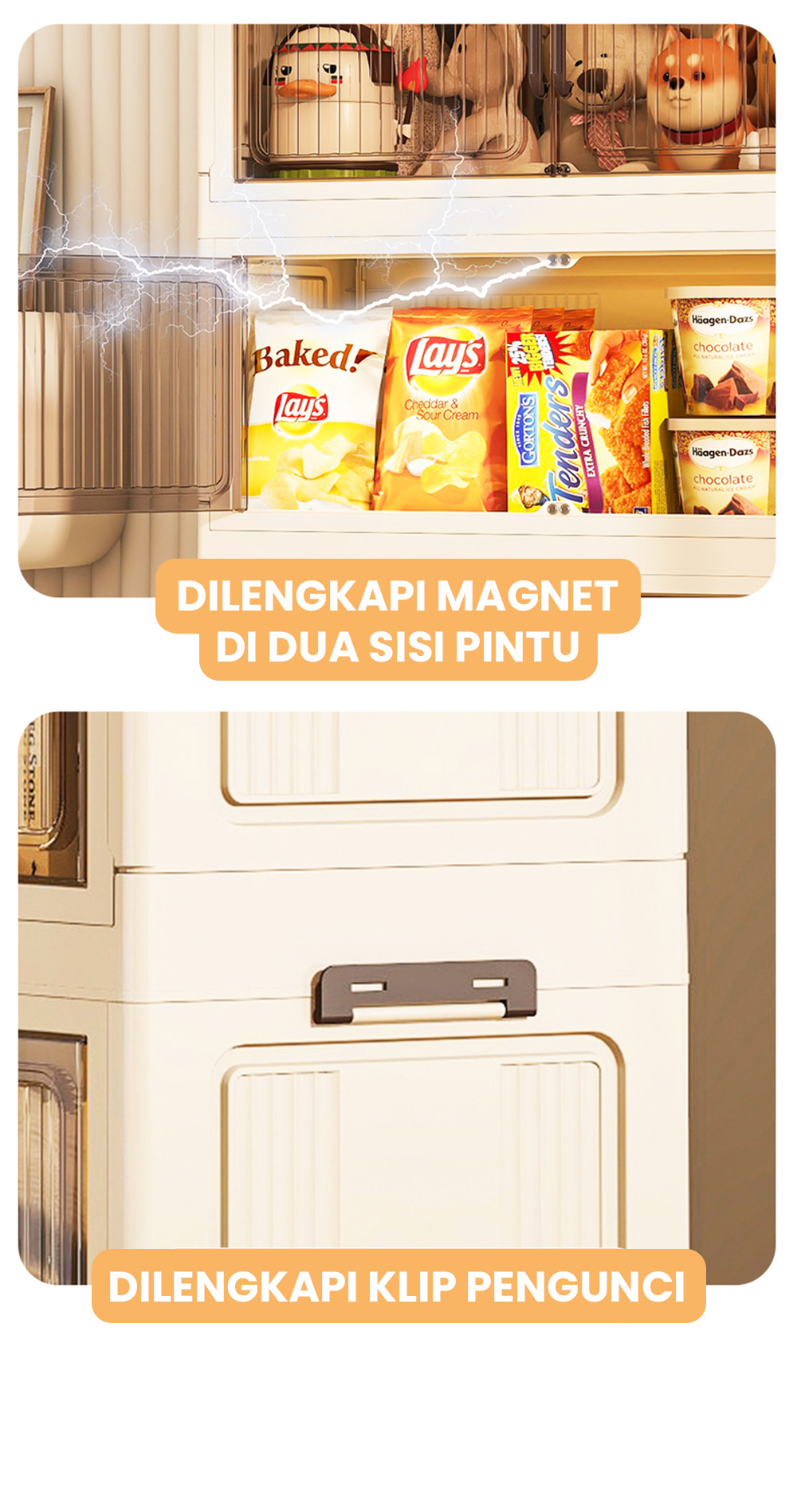 Jual ANGOLA Storage Box Susun 6 Tingkat Tempat Penyimpanan Barang Kecil ...