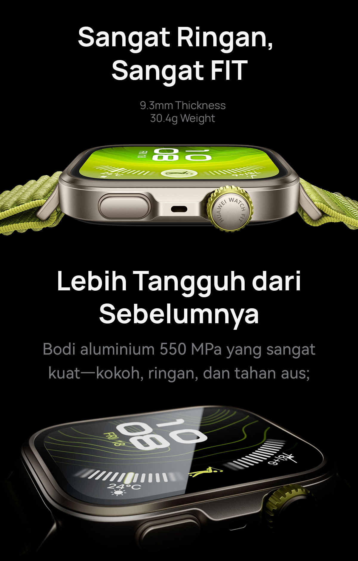 Jual [1.1 | Voucher s/d 1JT*] HUAWEI WATCH FIT 4 Pro | Sapphire Glass ...