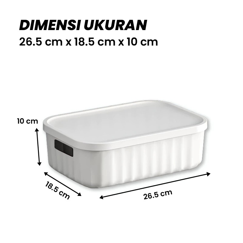 Jual Kotak Penyimpanan Serbaguna 3 Ukuran Keranjang Penyimpanan Storage ...