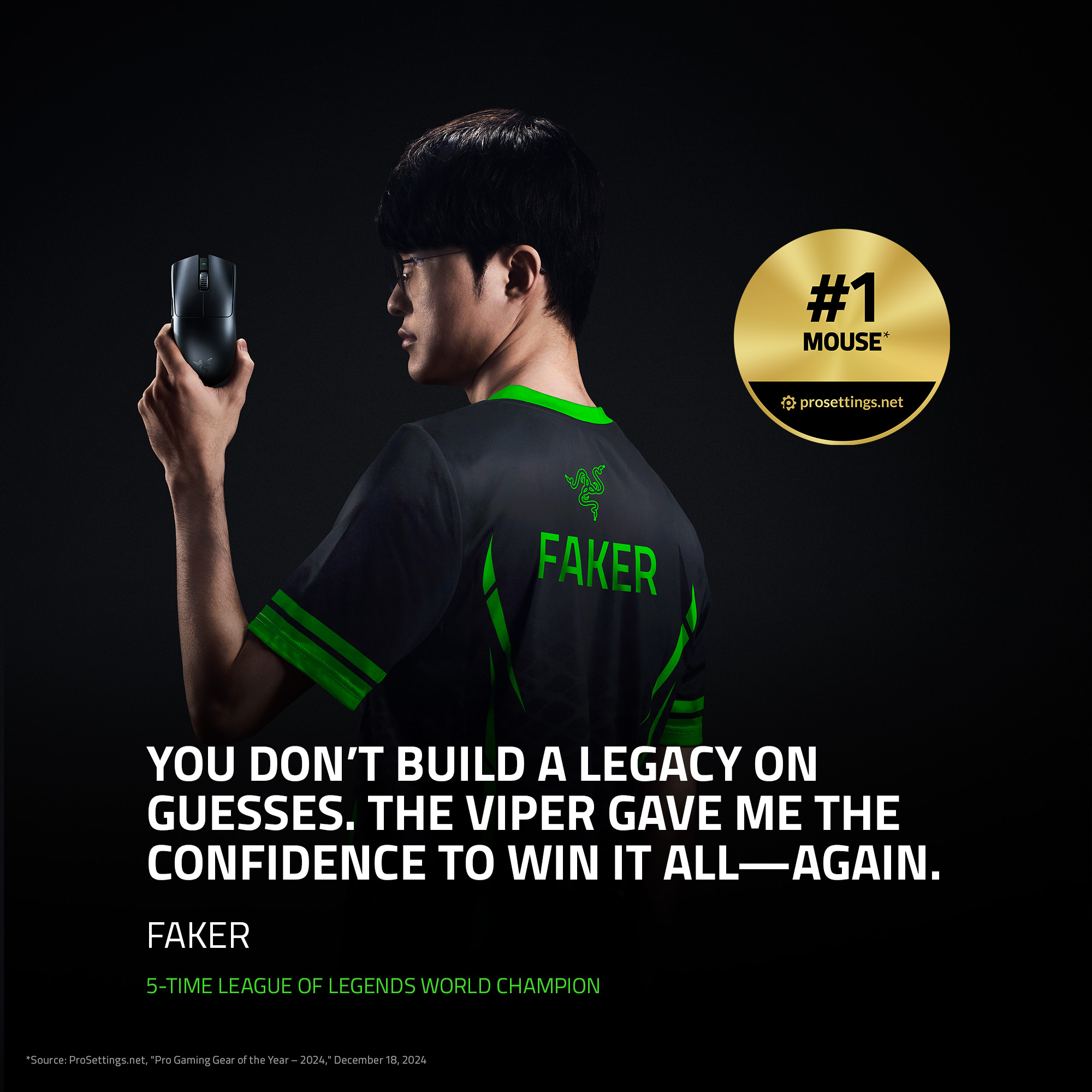 Jual Razer Viper V3 Pro Black Ultra-lightweight Symmetrical Esports ...