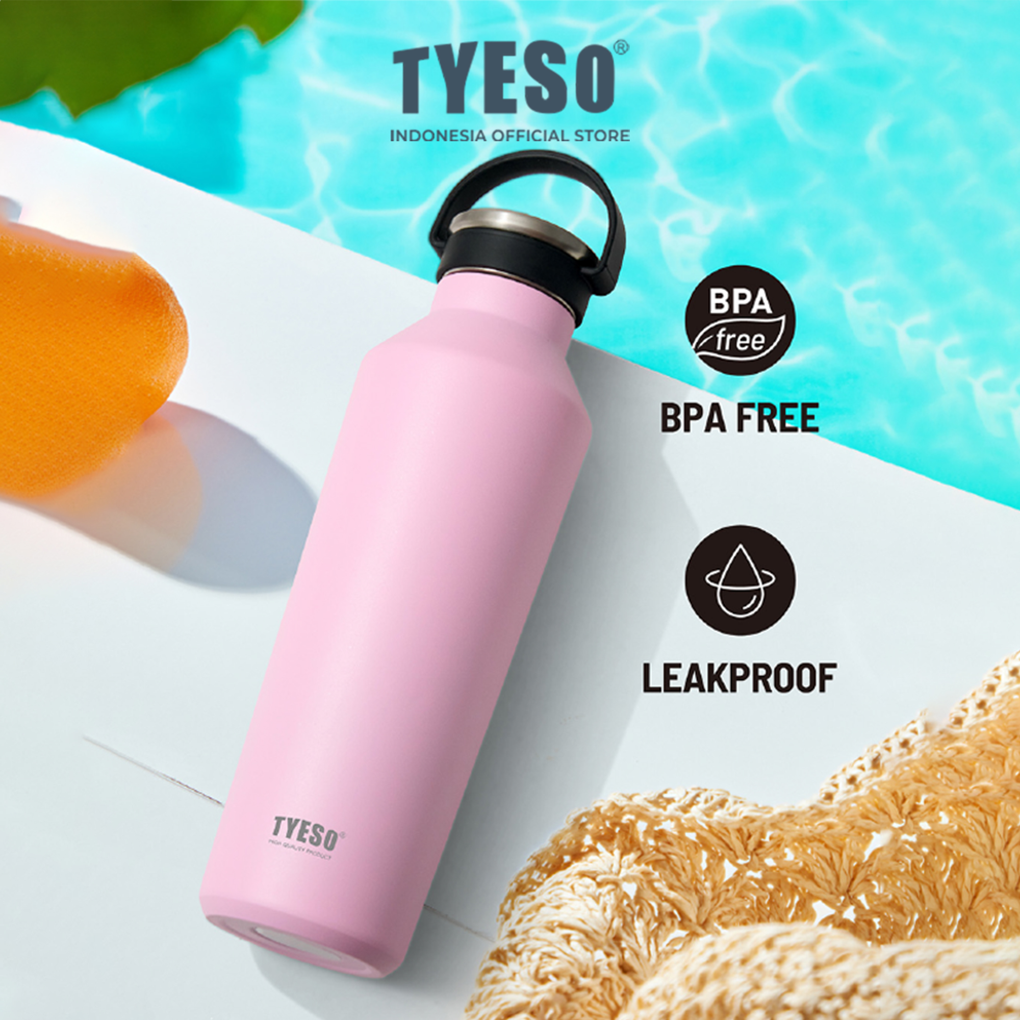 Jual [NEW PRODUCT] Tyeso Tumbler Vacuum Insulated 900ml Botol Minum Sport Portable TS-01003 BPA ...