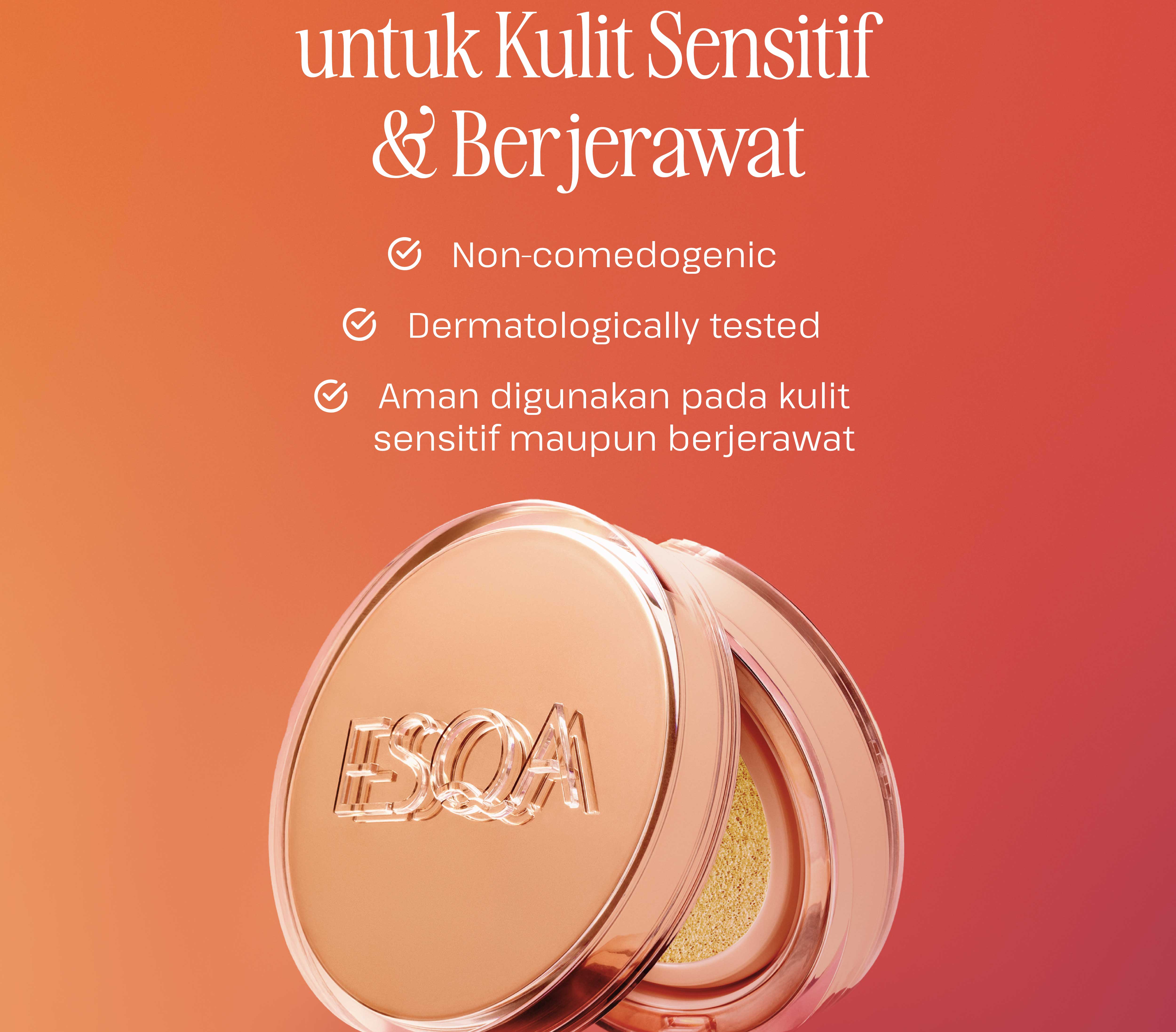 Jual ESQA Flawless Cushion Serum SPF 50+ PA++++ Velvet Matte | Shopee ...