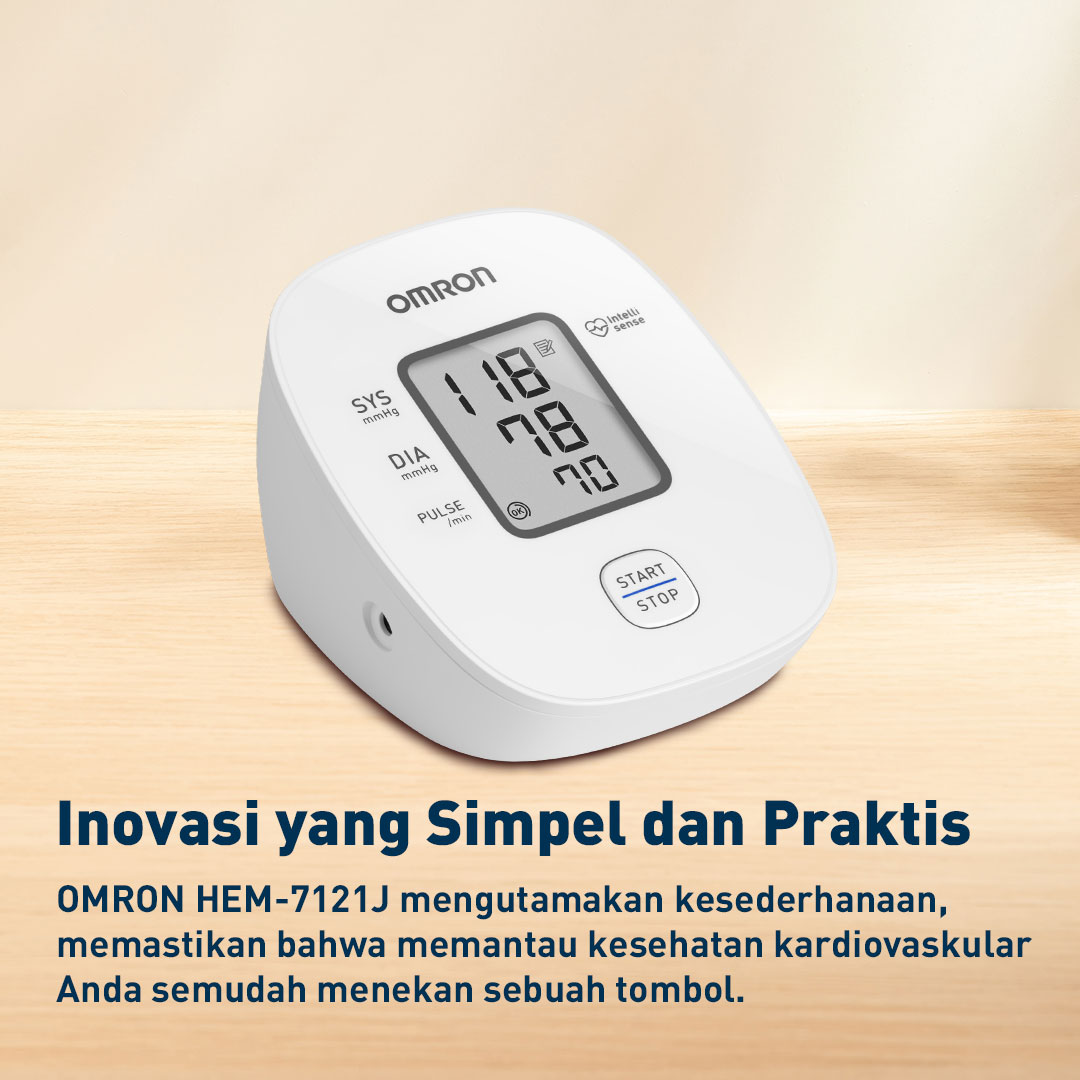 Jual OMRON Blood Pressure Monitor HEM 7121J Tensimeter Digital | Shopee ...