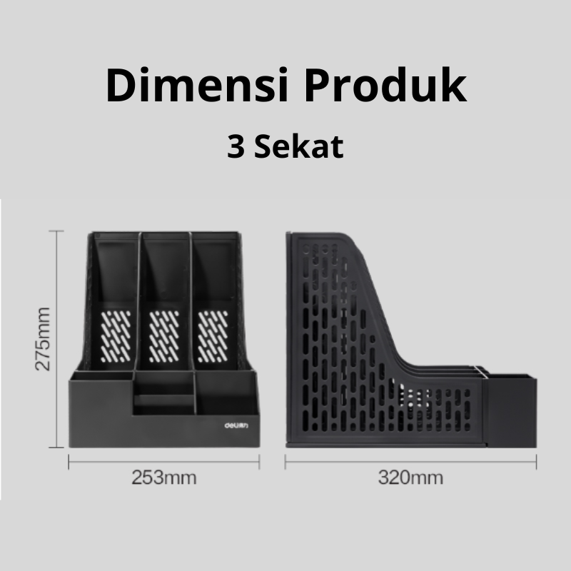 Jual Deli File Box / File Tray / File Organizer / Rak Dokumen Rak File ...