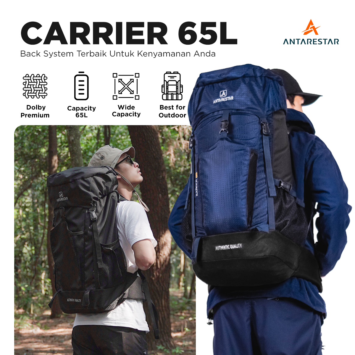 Jual ANTARESTAR Official - Tas Ransel Gunung Tas Carrier Avonture ...