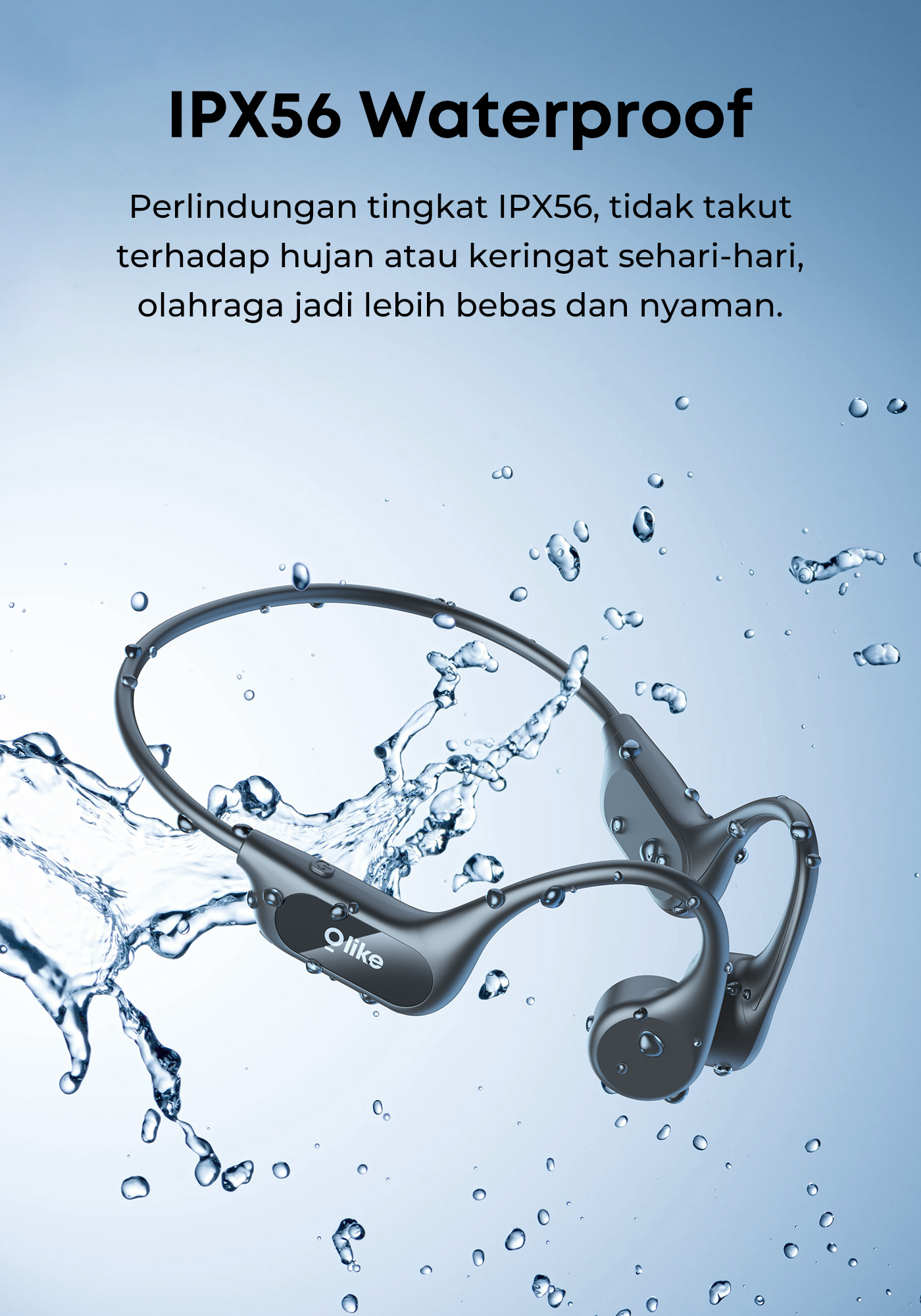 Jual [NEW PRODUCT] Olike Earphone Bone Conduction EBC01 MP3 Running ...