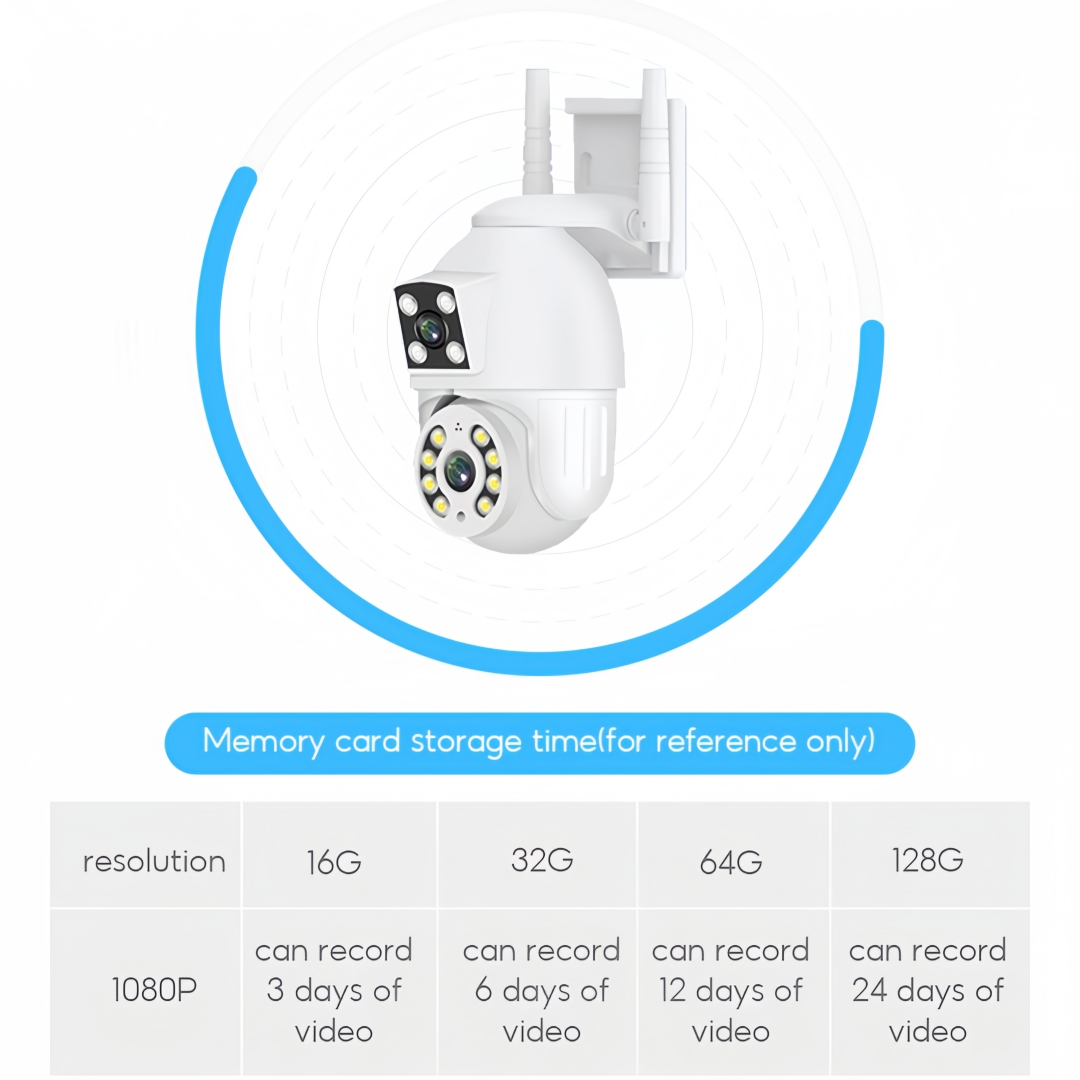 Jual V380 Pro Dual Lens Outdoor CCTV Smart Wifi HD 8MP Full View Night Vision Audio Dua Arah IP ...