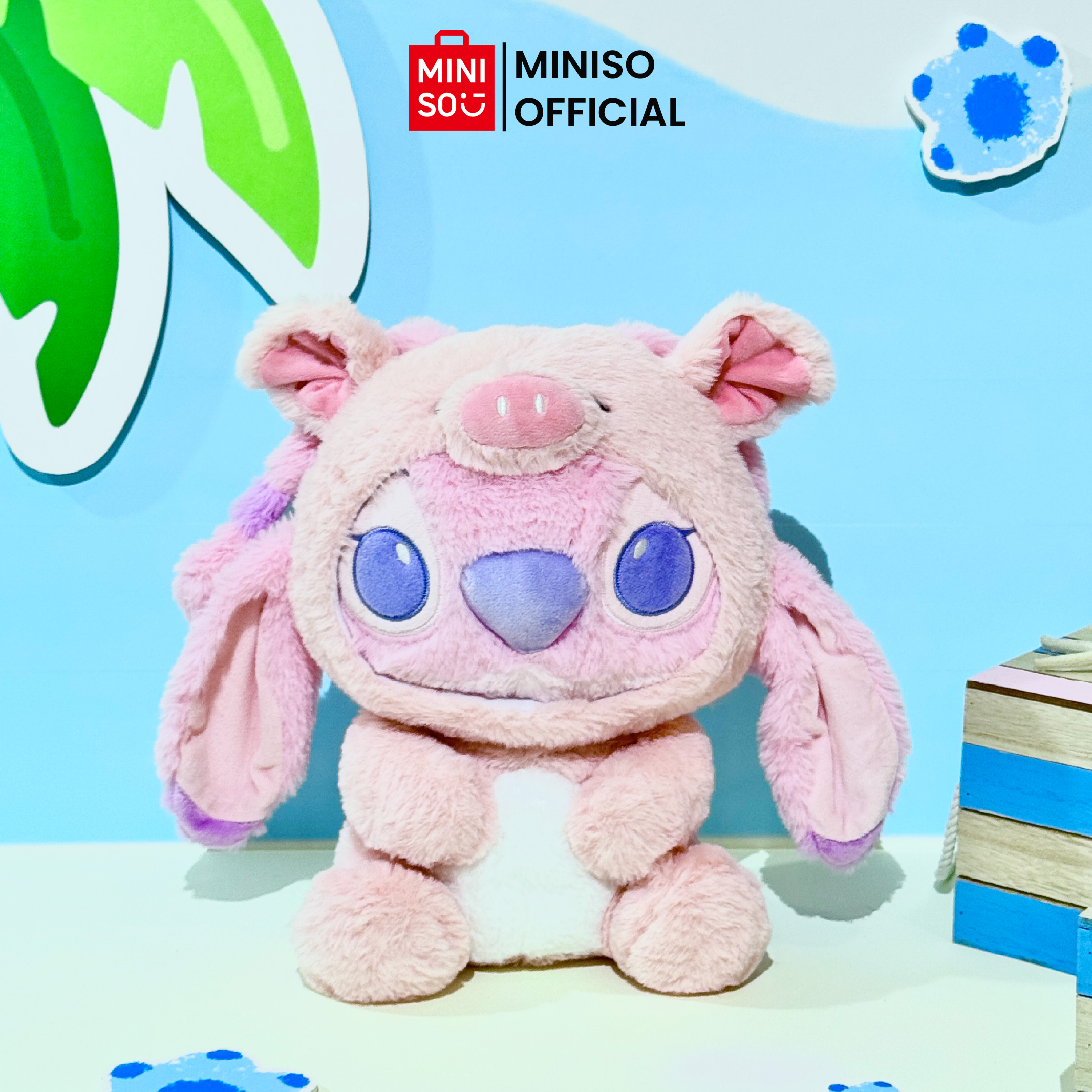 Jual Miniso x Disney Stitch Boneka Lucu Karakter Stitch Plush Doll ...