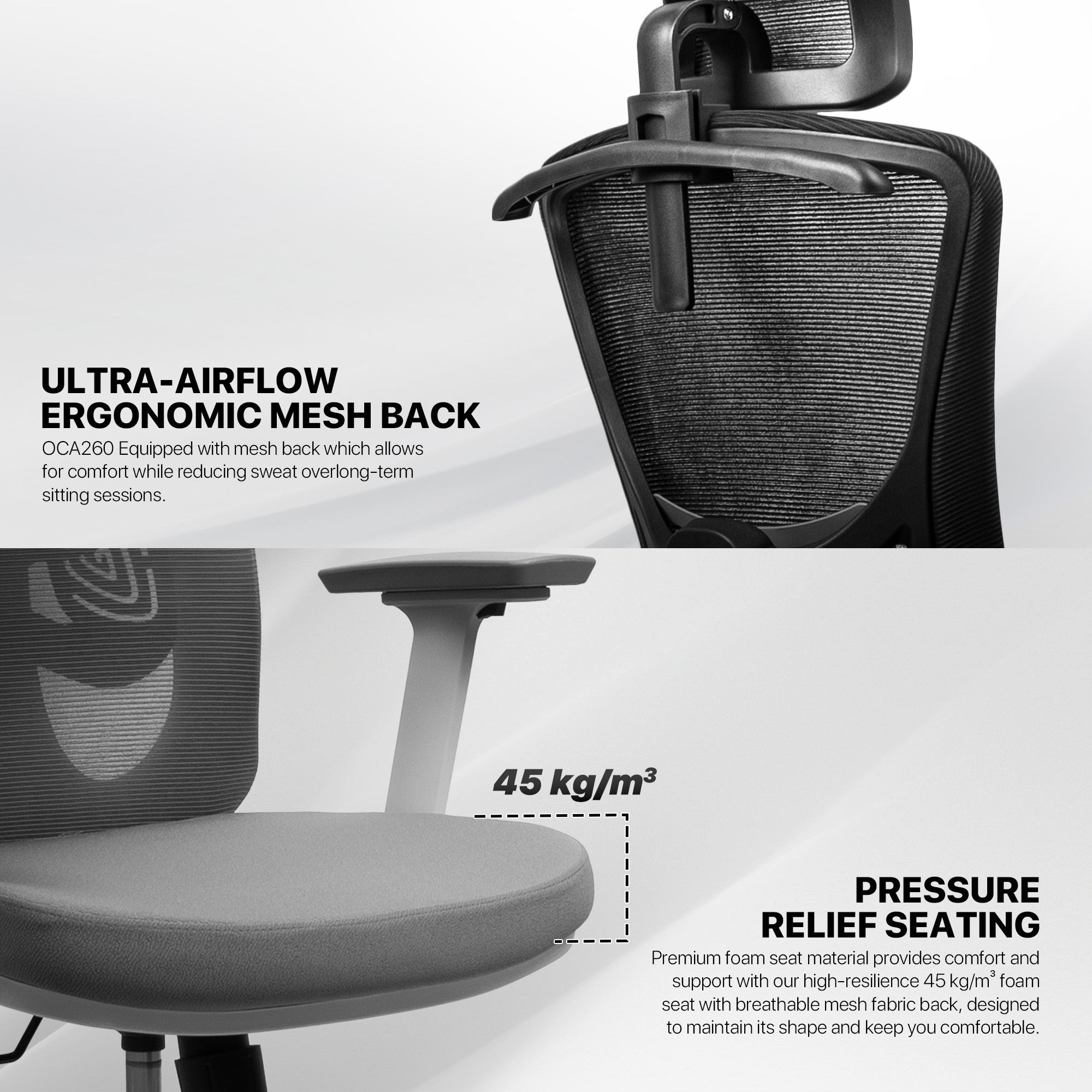 Jual Fantech Kursi Kerja Kantor OCA260 Premium Office Chair ARM REST 3D ...