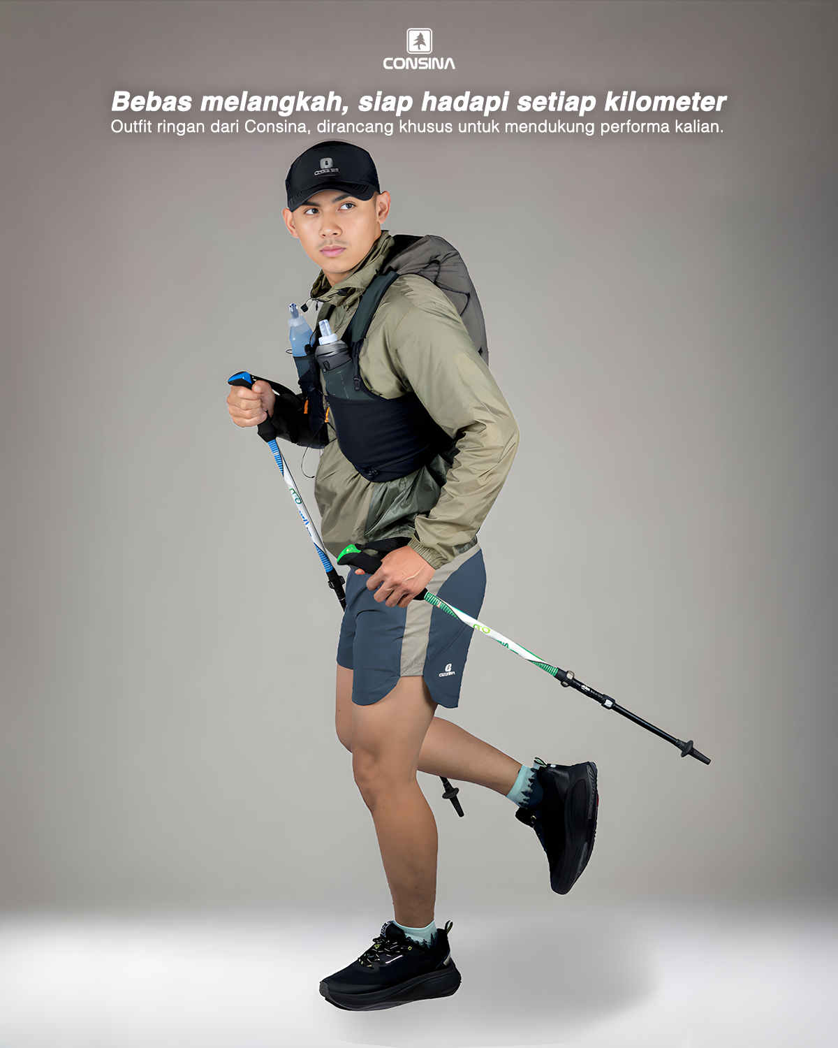 Jual Consina Speed Flex 12L Running Vest Rompi Lari Hydropack ...