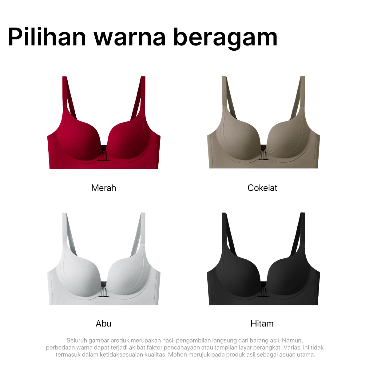 Jual Greney-Bra Push Up W Sayap Tinggi Cup 3D Soft bone di sayap ...