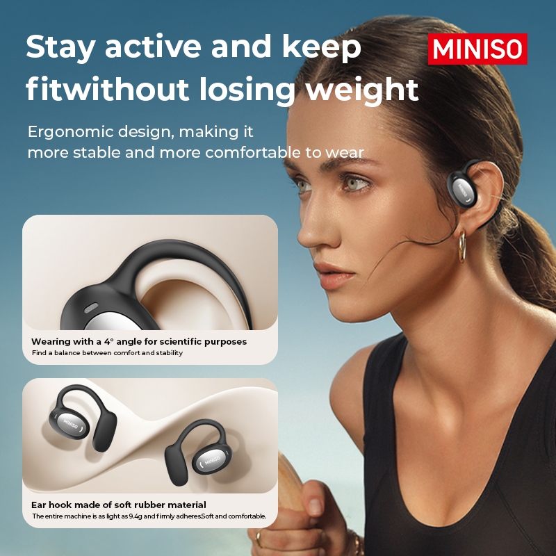 Jual (Braang Clearance)MINISO MS181 OWS Bone Conduction Earphone ...