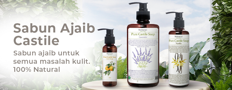 Jual Maharati Castile Soap Lavender Anti Eczema | Sabun Cair Alami ...