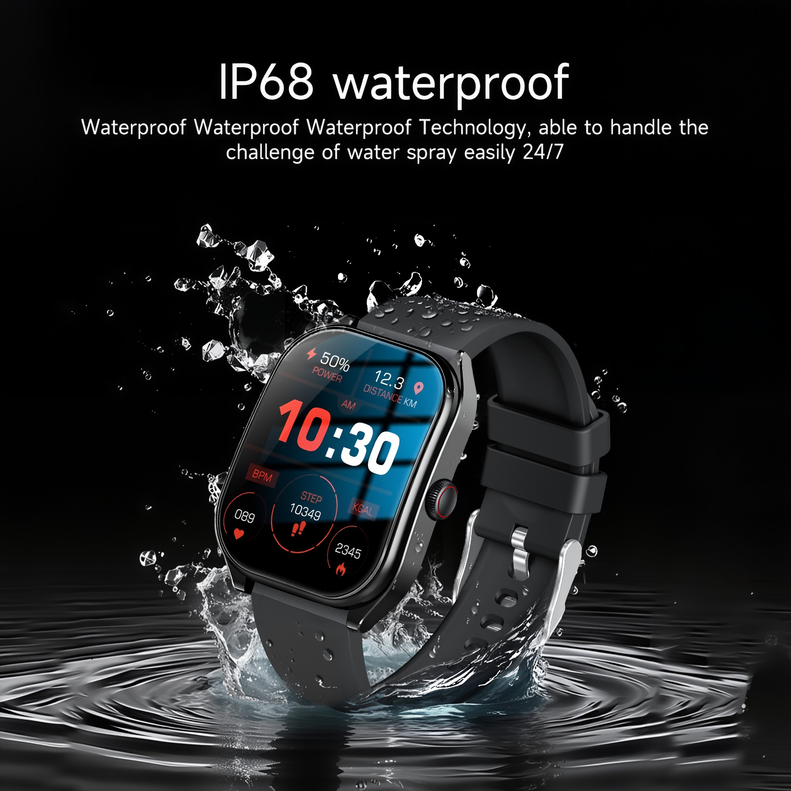 Jual LDS Curve Jam Smartwatch Original IP68 Waterproof 2.01-inch Curved ...