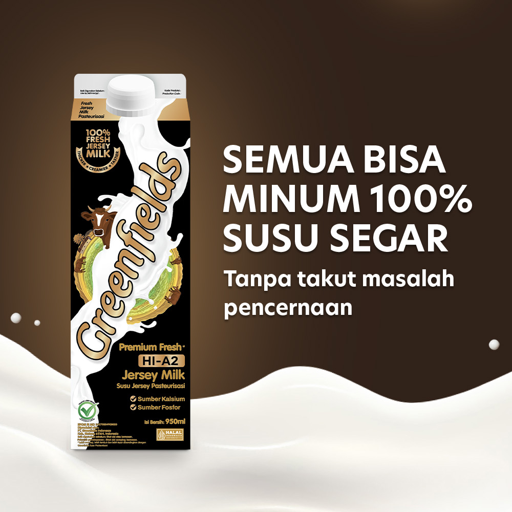 Jual Susu Segar Greenfields - Fresh Jersey Milk 950ml | Shopee Indonesia