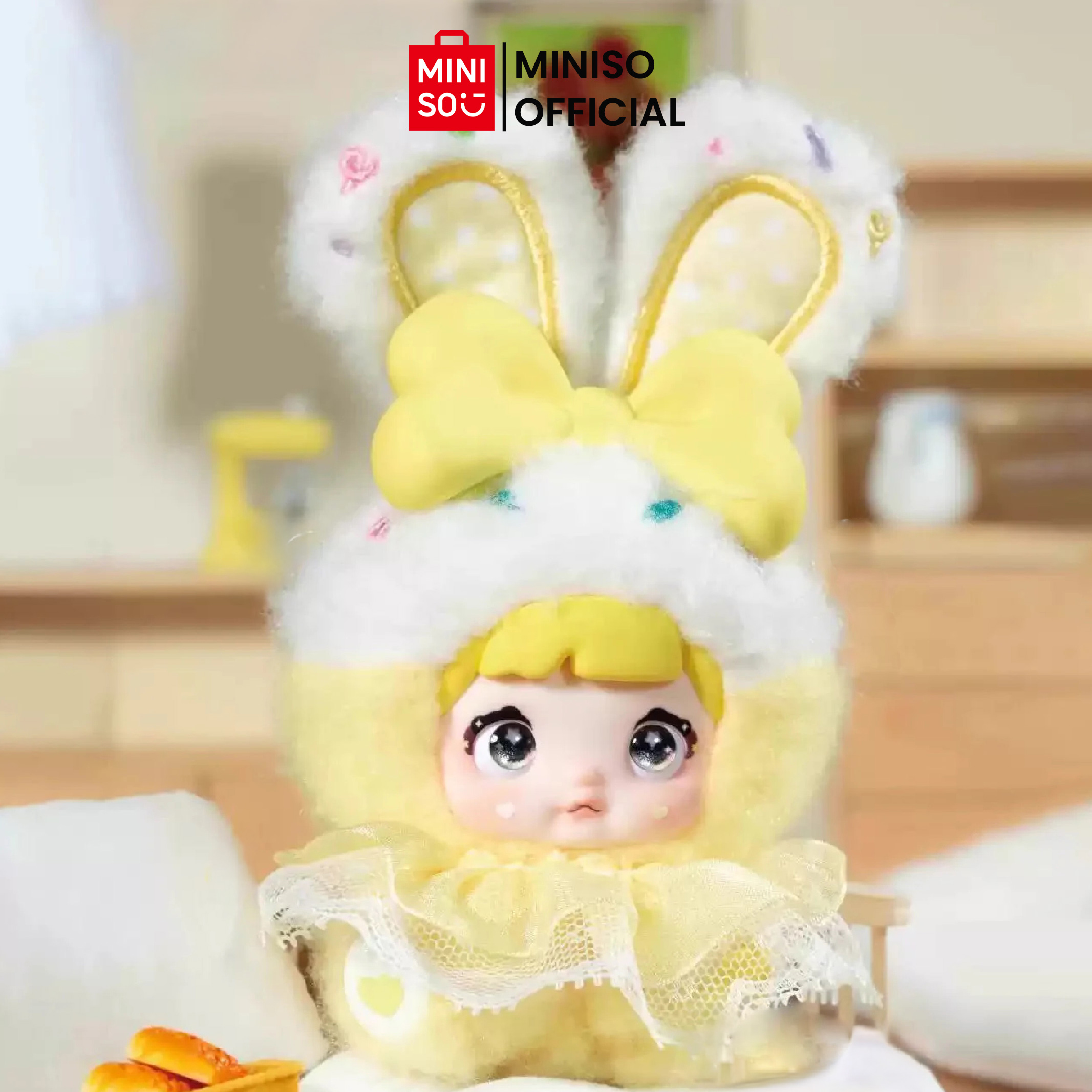 Jual MINISO NOMMI V8 Baby Sweetheart Bunny Blind Box Bag Charm Karakter ...