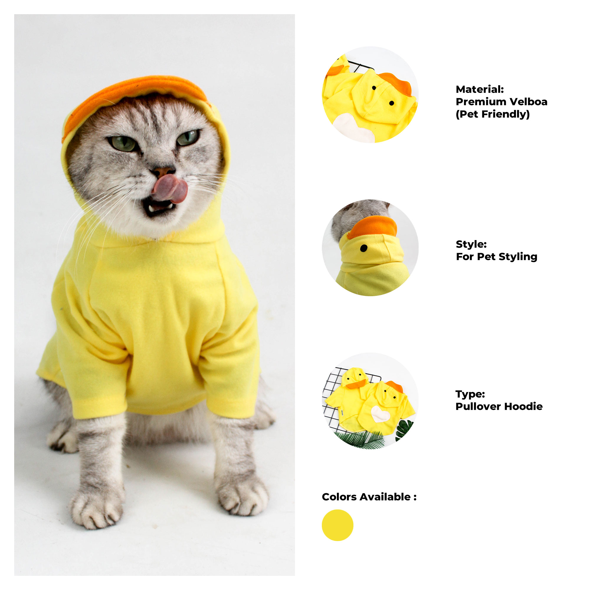 Jual Baju kucing anjing cowok cewek bulu lucu kostum karakter kecil murah - Bukipet Lucky Duck ...