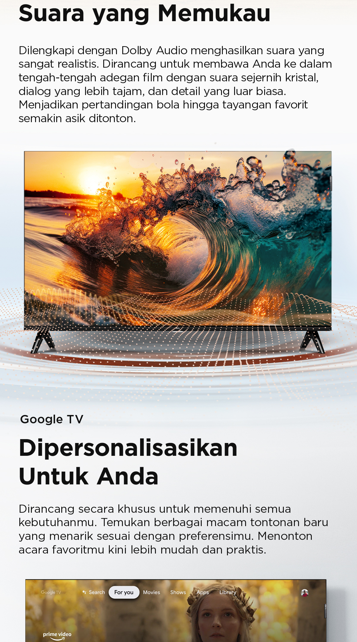 Jual TCL Ultimate QLED FHD TV 40 inch V5C - HDR 10 - Dolby Audio ...