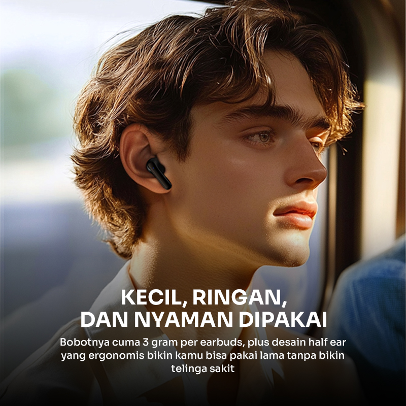 Jual ROBOT TWS Wireless Headset Earphone Airbud Original Bluetooth 6.0 ...