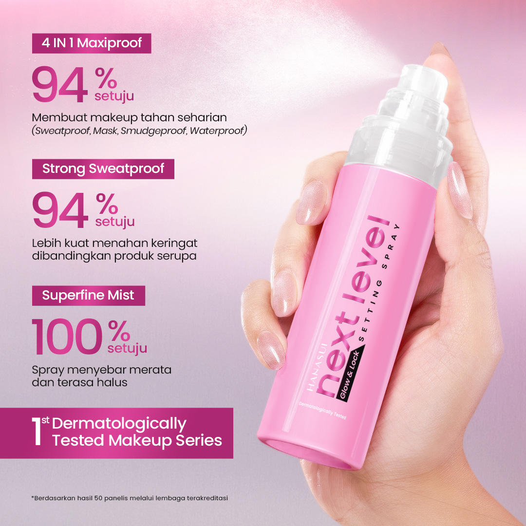 Jual Hanasui Next Level Matte/Glow & Lock Setting Spray - Healthy Glow ...